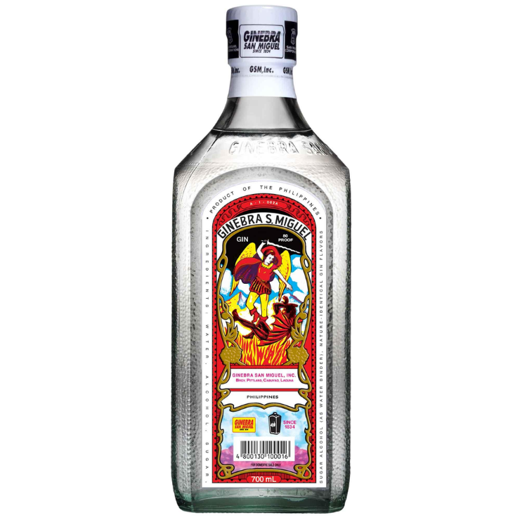 Ginebra San MIguel Gin 700ml 12-Pack – Happy Hour