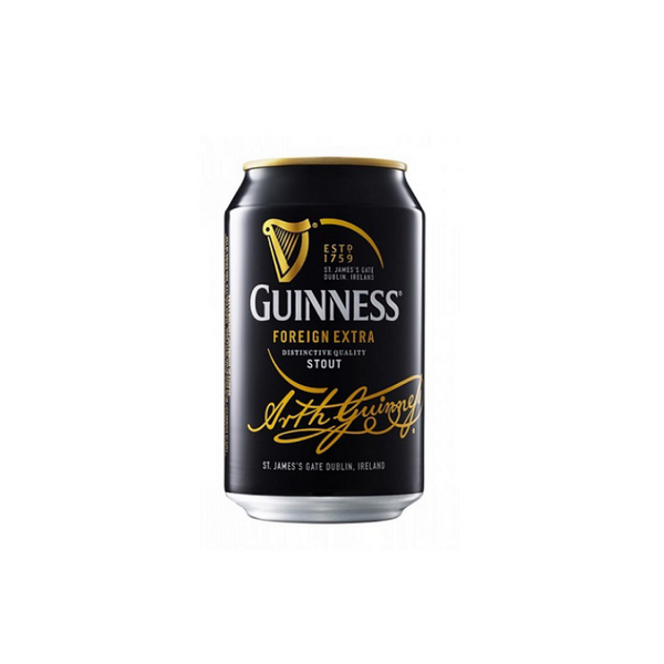 Guinness Foreign Extra Stout Can 320ml 24-Pack – Happy Hour