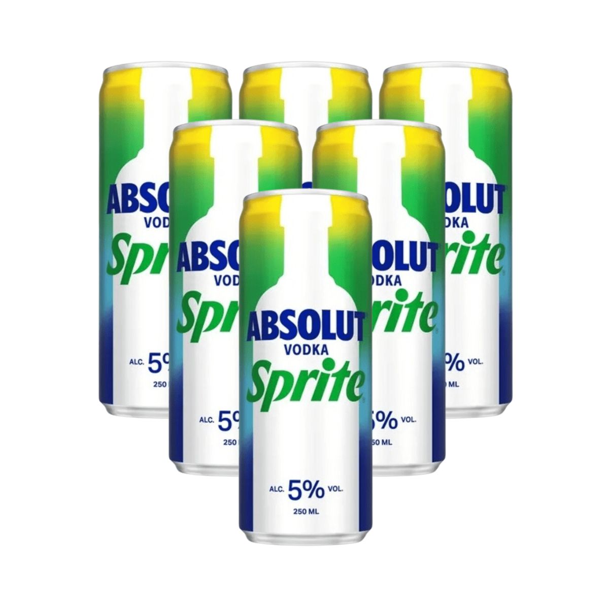 Absolut Vodka & Sprite Can 250ml – Happy Hour