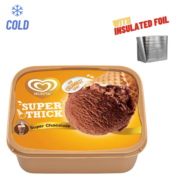 Selecta Super Thick Super Chocolate Ice Cream 1.3L – Happy Hour