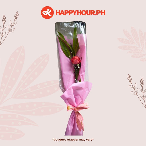 Radiant Pomelo Rose 1Pc Flower – Happy Hour