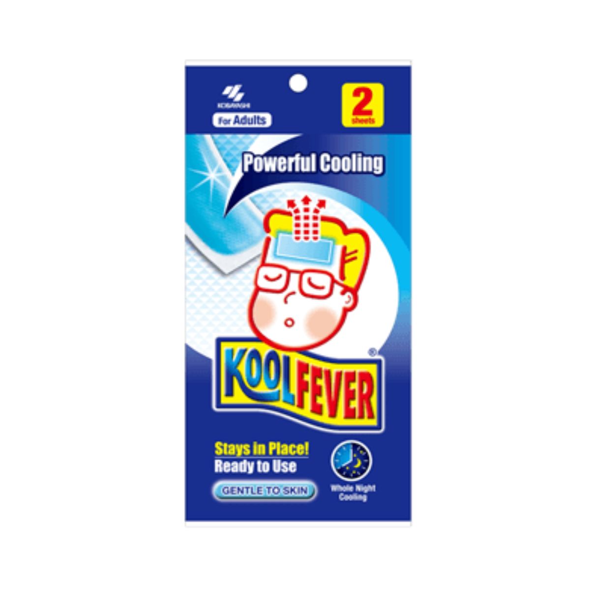 KoolFever Immediate Cooling Adult 2 sheets – Happy Hour