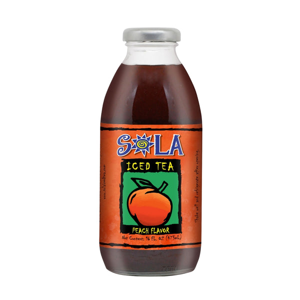 Sola Peach Ice Tea Bottle 473ml – Happy Hour