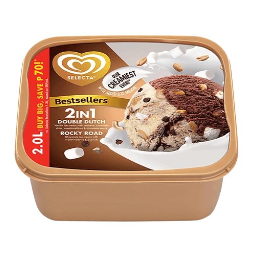 Selecta Double Dutch Rocky Road 2L| Happyhour.ph| Rich and Indulgent ...
