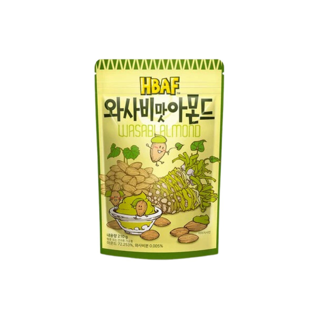 HBAF Wasabi Almond 190g| Happyhour.ph| Spicy Crunch – Happy Hour