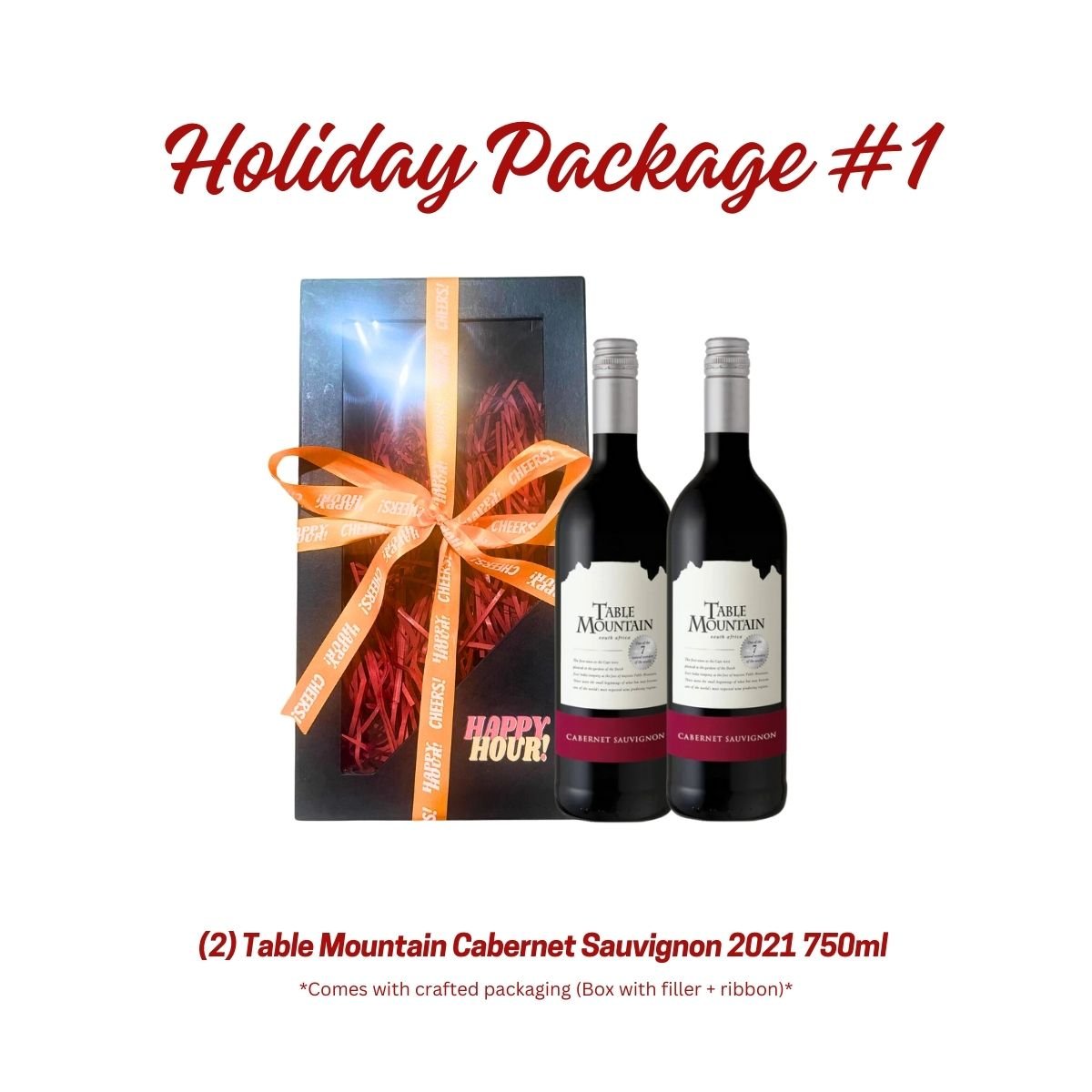 Holiday Package # 1 – Happy Hour