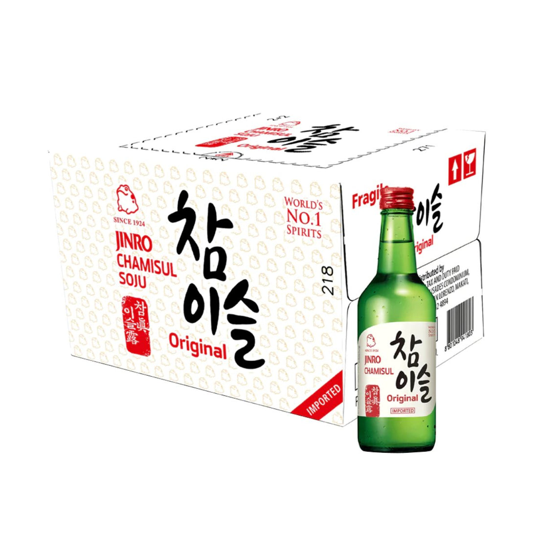 Jinro Chamisul Soju Original 360ml| Happyhour.ph| Classic Soju ...