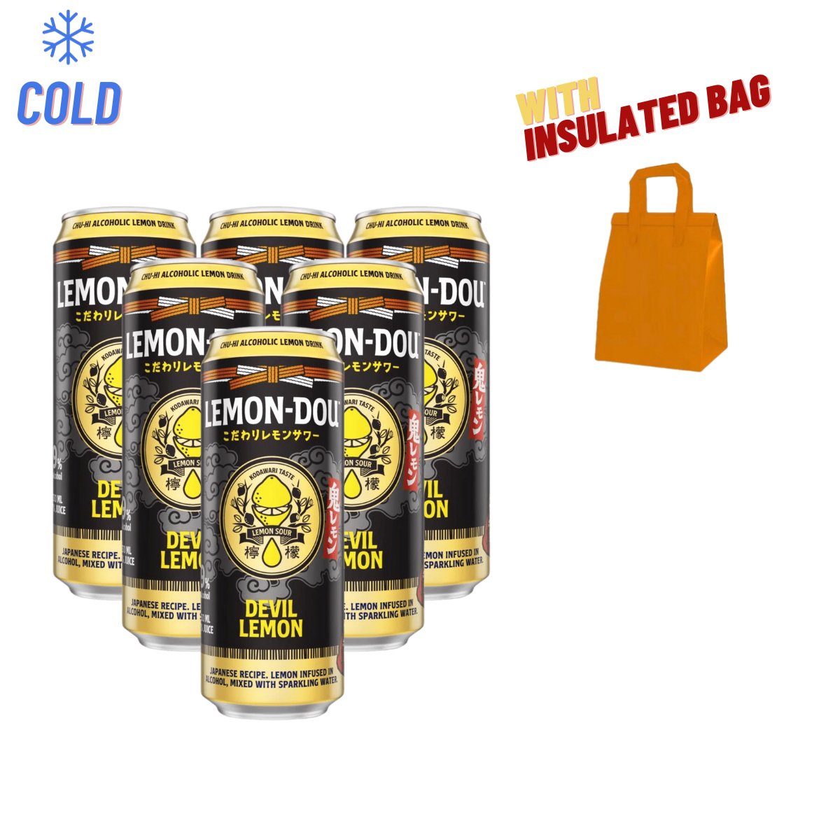 Lemon-Dou Devil Lemon 9% alc. 330ml| Happyhour.ph| Zesty Lemon Beverage ...
