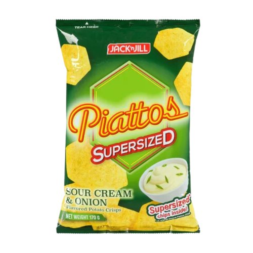 Piattos Supersized Sour Cream & Onion 170g| Happyhour.ph| Flavorful ...