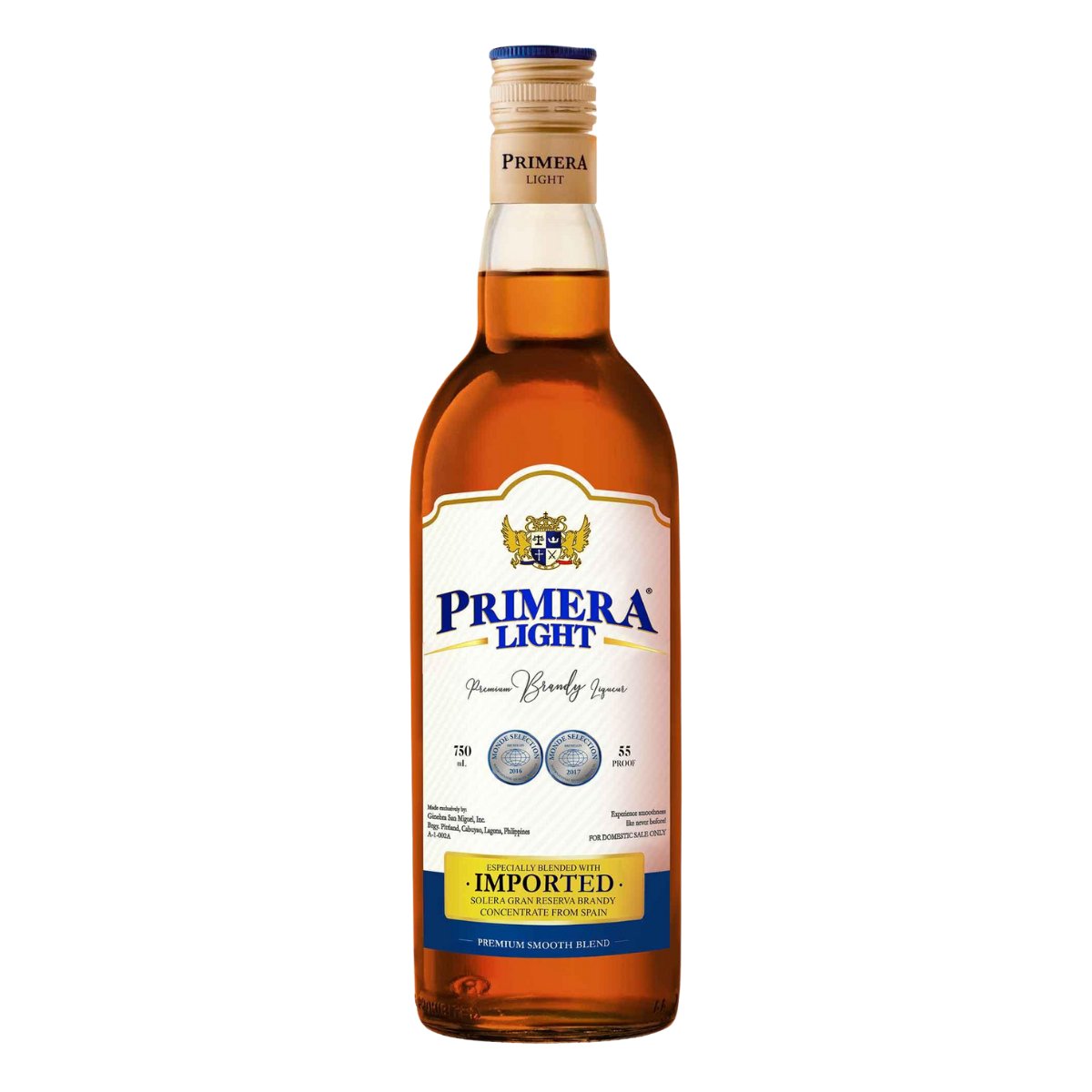 Primera Light Brandy 750ml| Happyhour.ph| Smooth and Mellow Brandy for ...