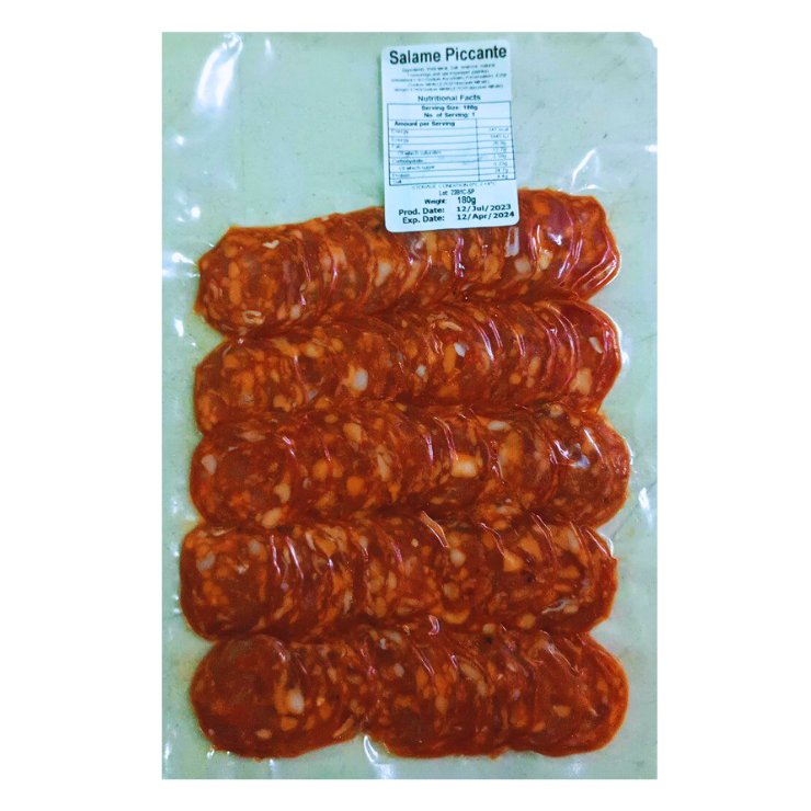 Salami Piccante (Spicy Pepperoni) 180g| Happyhour.ph| Spicy Pepperoni ...