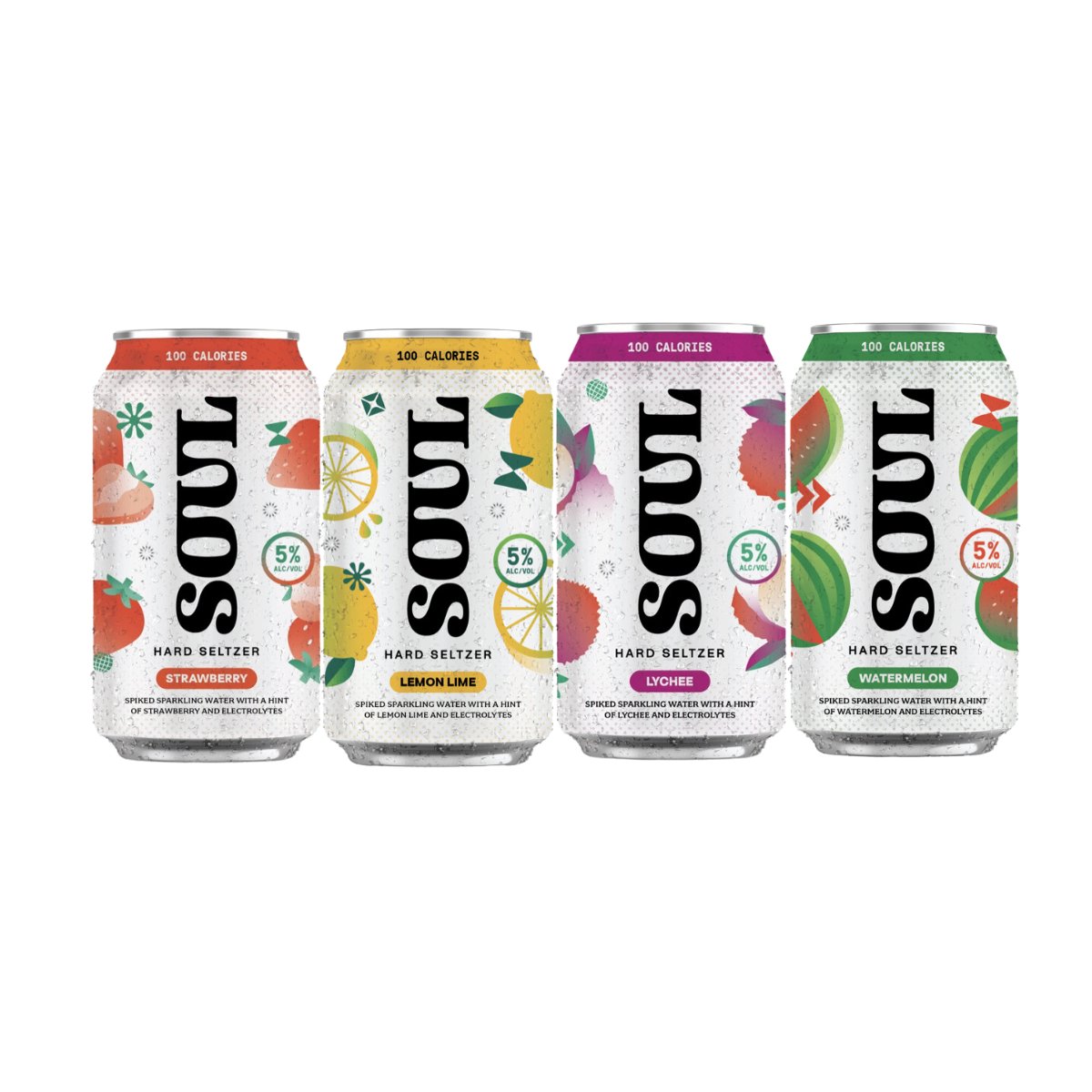 Soul Hard Seltzer 4-pack Variety – Happy Hour